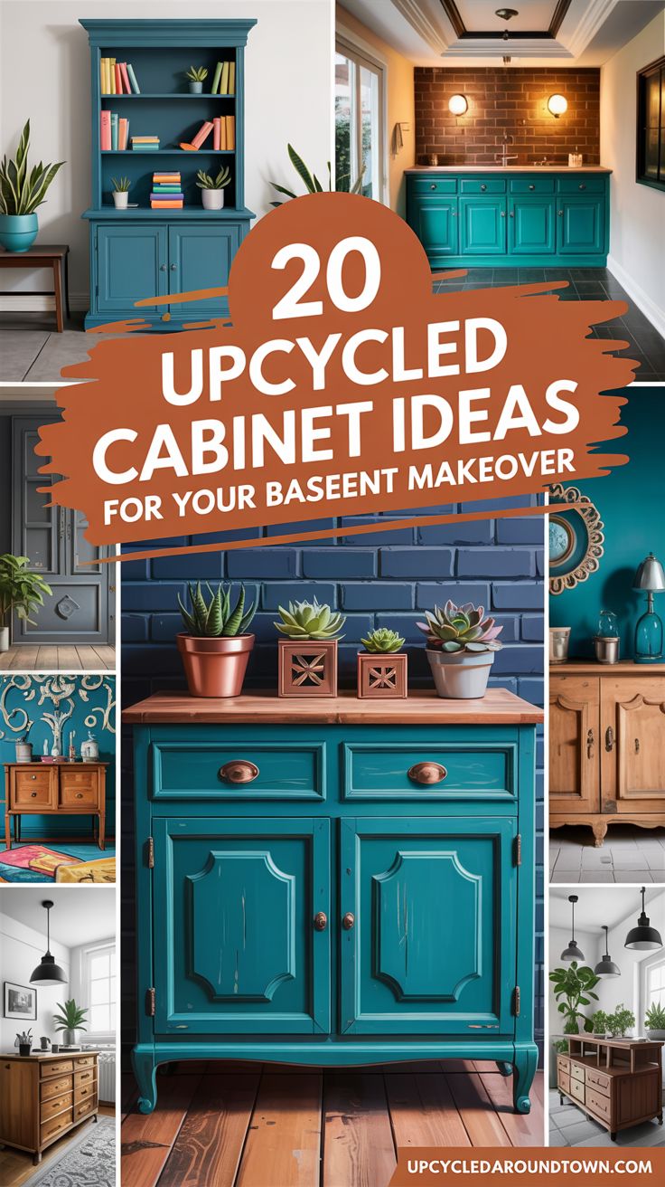 20 Creative Upcycled Cabinet Ideas for Your Basement Makeover ...