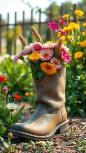 20 Creative Old Boot Garden Decor Ideas to Spruce Up Your Outdoor Space ...